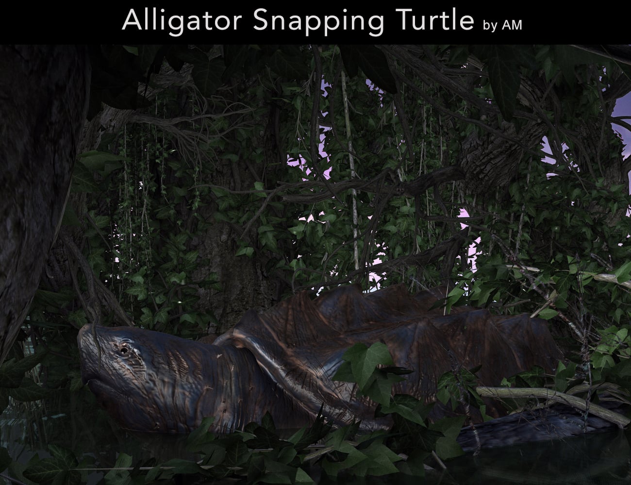 Alligator Snapping Turtle | Daz 3D