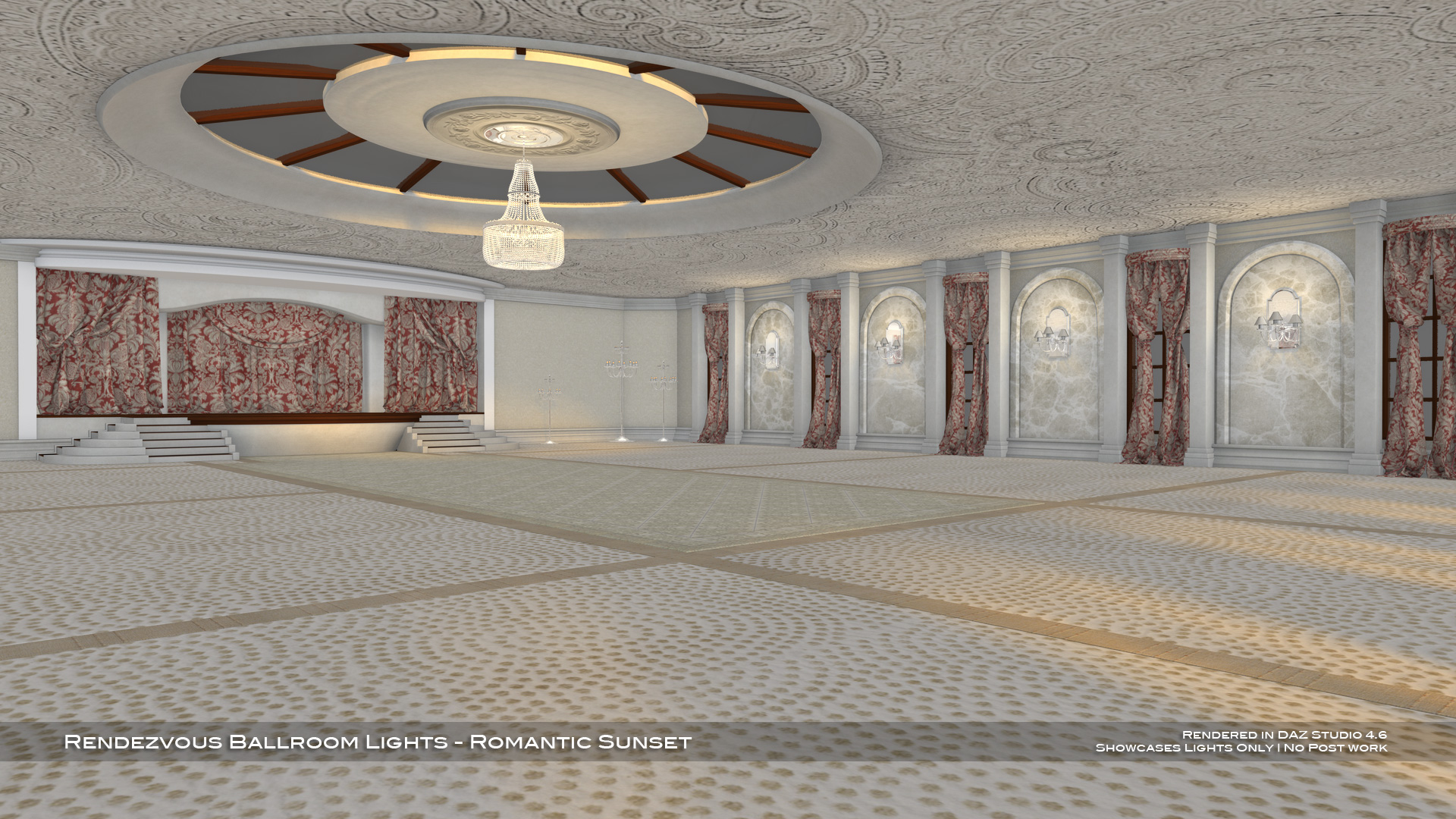 Rendezvous Ballroom Lights | Daz 3D