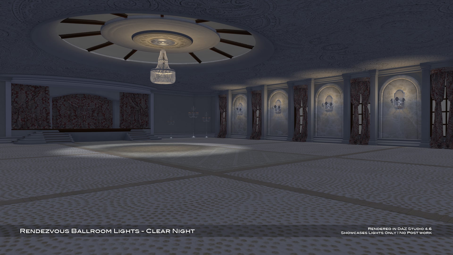 Rendezvous Ballroom Lights | Daz 3D