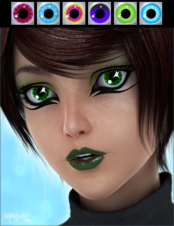 Awesome Anime Eyes | Daz 3D