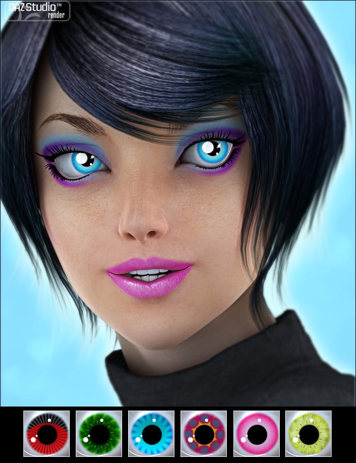 Awesome Anime Eyes | Daz 3D