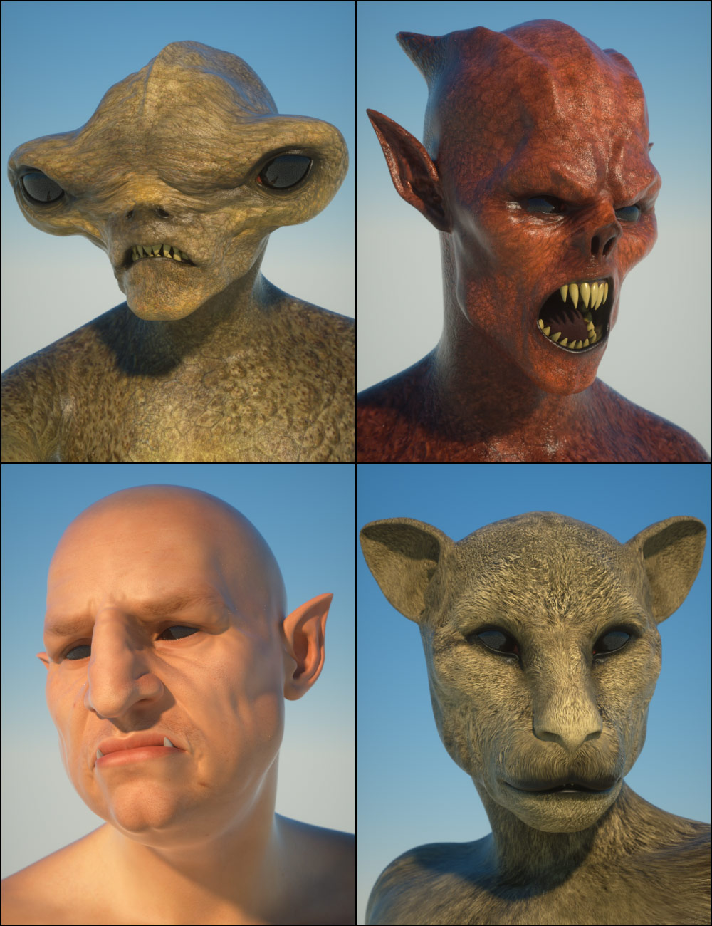 Creature Creator HD for Genesis 2 Male(s) | Daz 3D