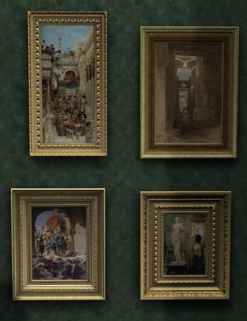 Vaulted Hall Accessories | Daz 3D