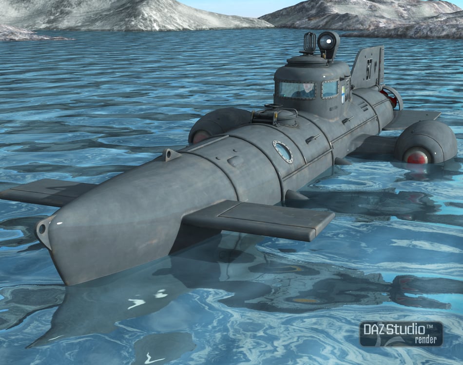 Submarine Goldfish | Daz 3D
