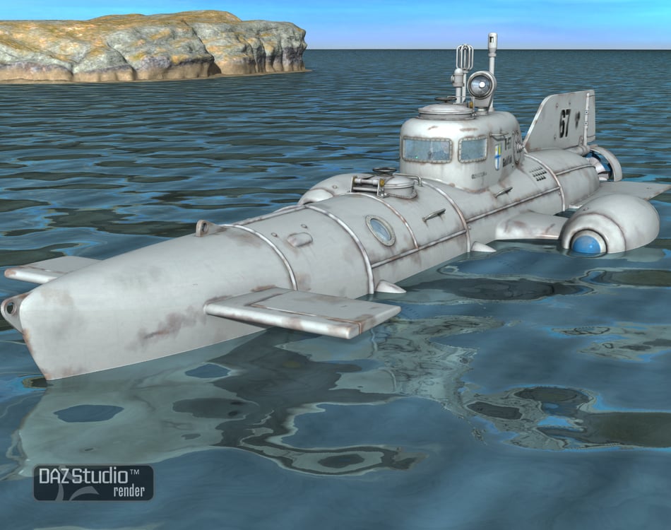 Submarine Goldfish | Daz 3D