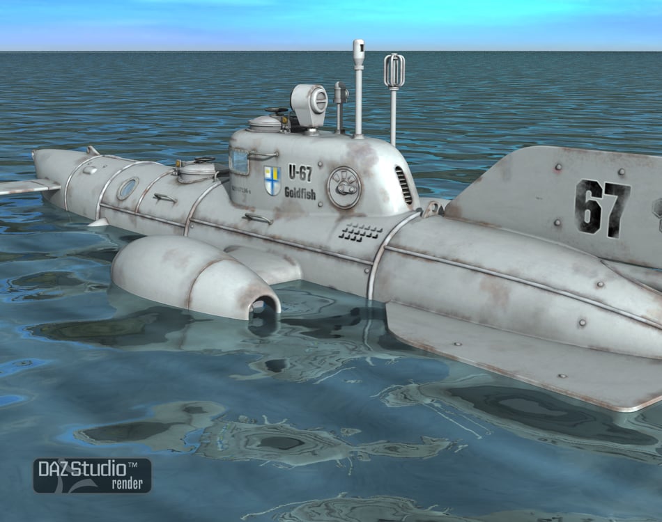Submarine Goldfish | Daz 3D