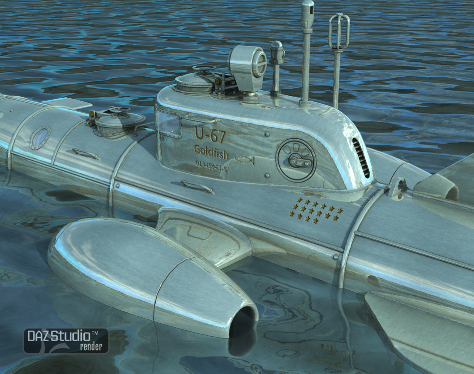 Submarine Goldfish | Daz 3D
