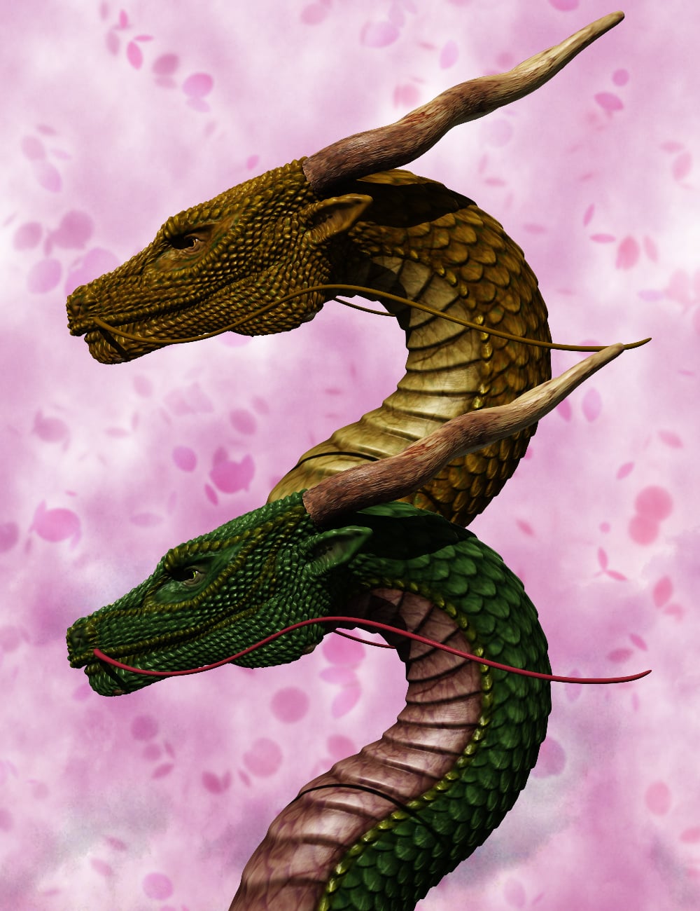 Royal Eastern - The Asian Dragon | Daz 3D