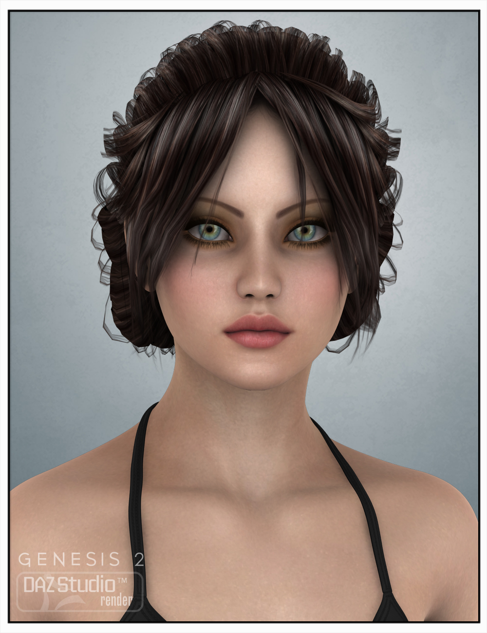 Niaby Hair for Genesis 2 Female(s) and Victoria 4 | Daz 3D
