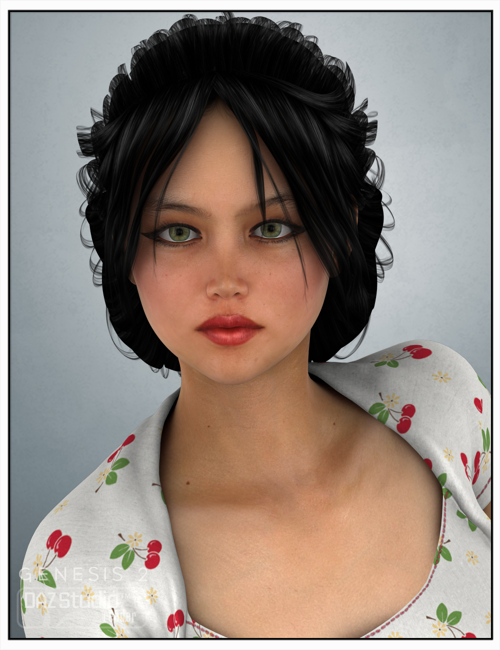 Niaby Hair for Genesis 2 Female(s) and Victoria 4 | Daz 3D
