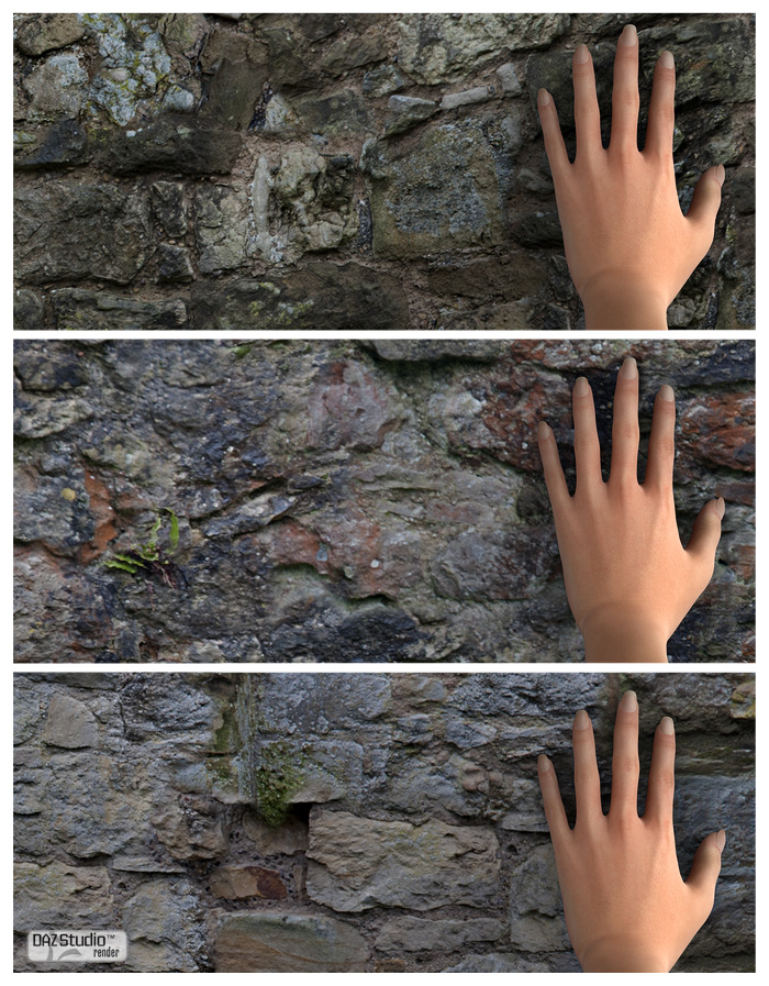 Historical Masonry DAZ Studio Shaders Vol 1 | Daz 3D
