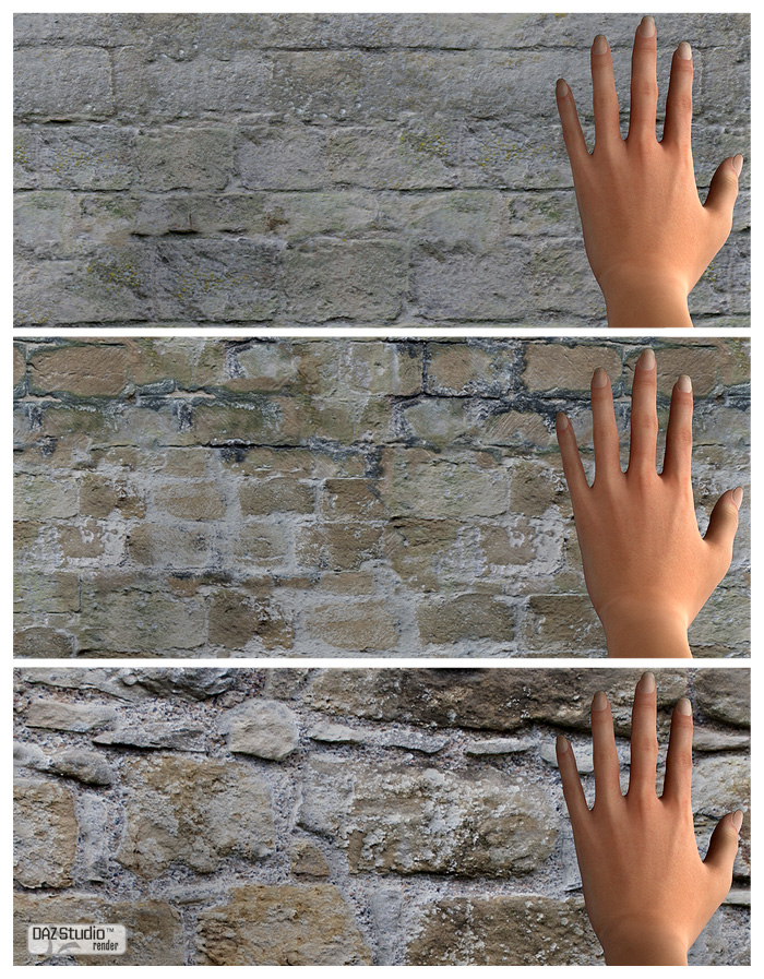 Historical Masonry DAZ Studio Shaders Vol 2 | Daz 3D