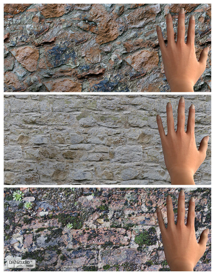 Historical Masonry DAZ Studio Shaders Vol 2 | Daz 3D