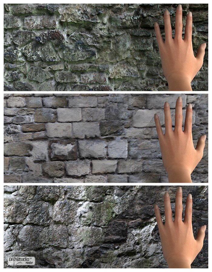 Historical Masonry DAZ Studio Shaders Vol 2 | Daz 3D
