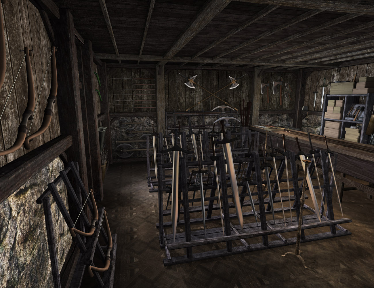 Fantasy Weapon Shop | Daz 3D