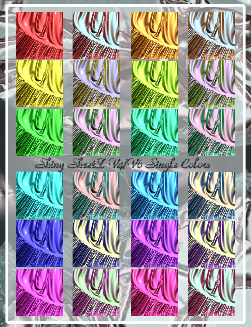 Shiny SheetZ Female Bundle | Daz 3D