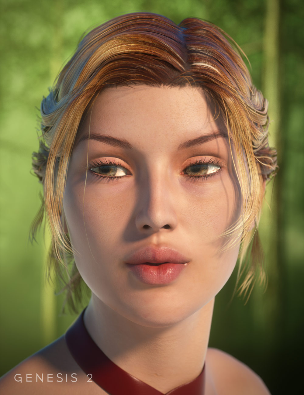 Char Hair for Genesis 2 Female(s) | Daz 3D