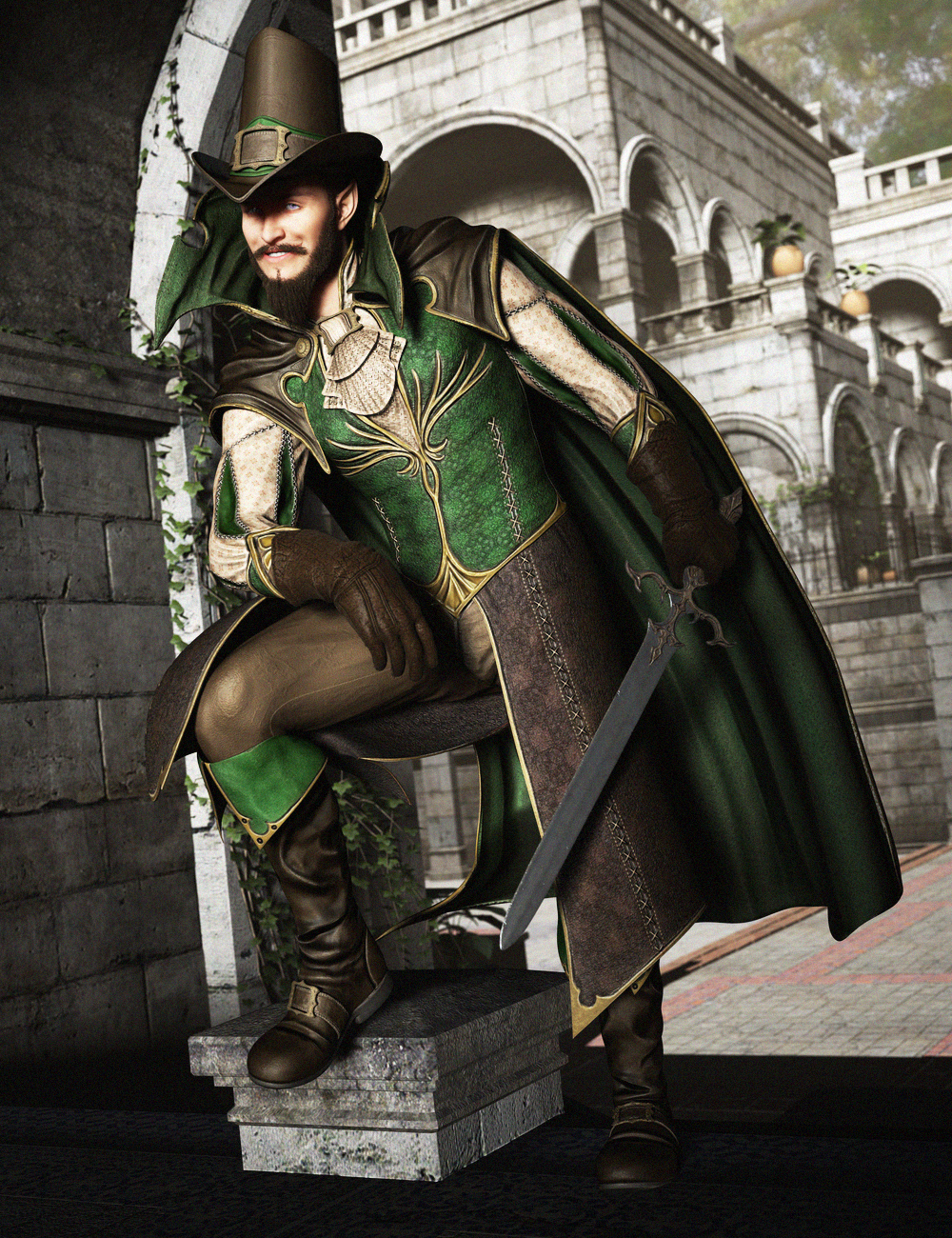 Vendetta for Genesis 2 Male(s) | Daz 3D