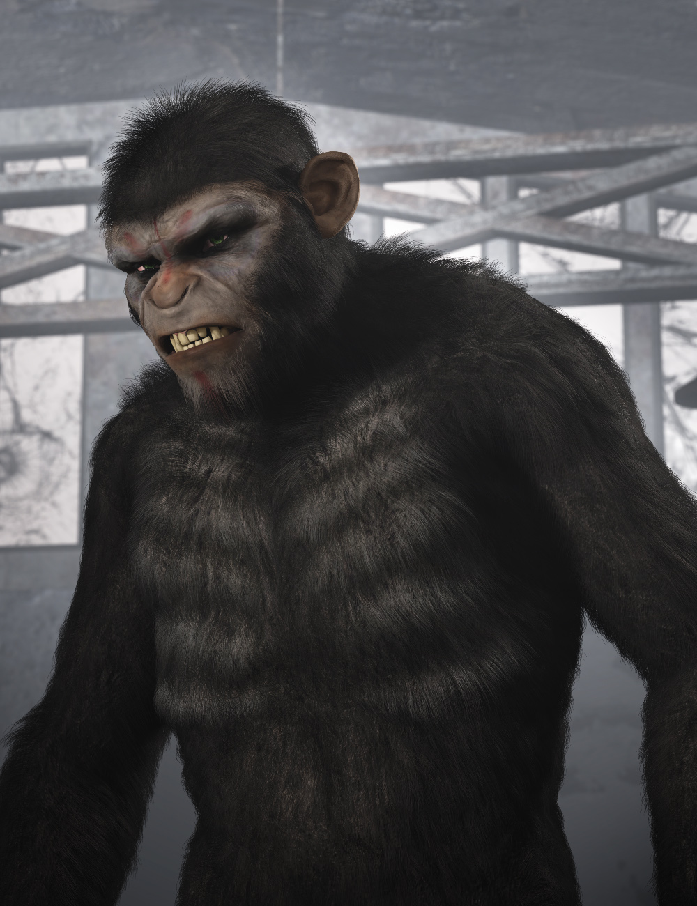 Ape World 2 - Chimp HD | Daz 3D
