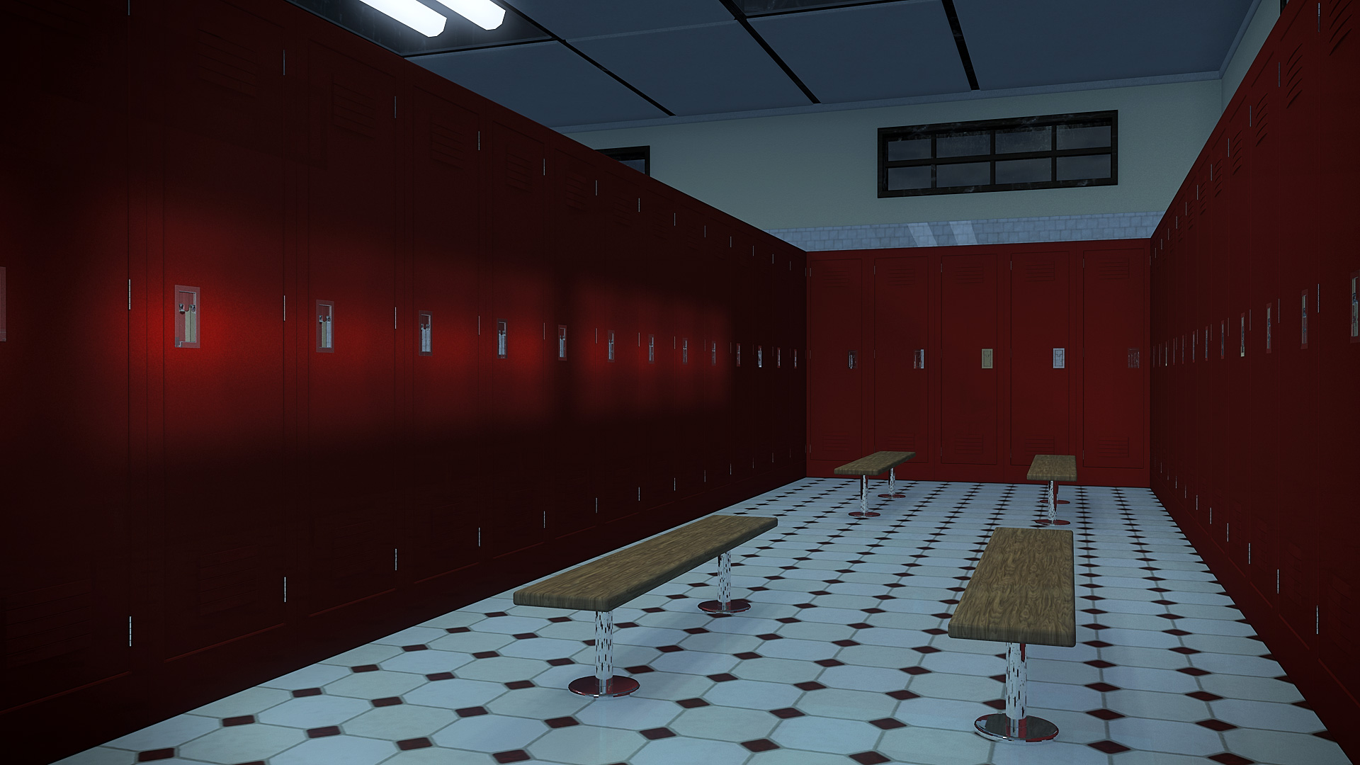 Locker Room Lights | Daz 3D
