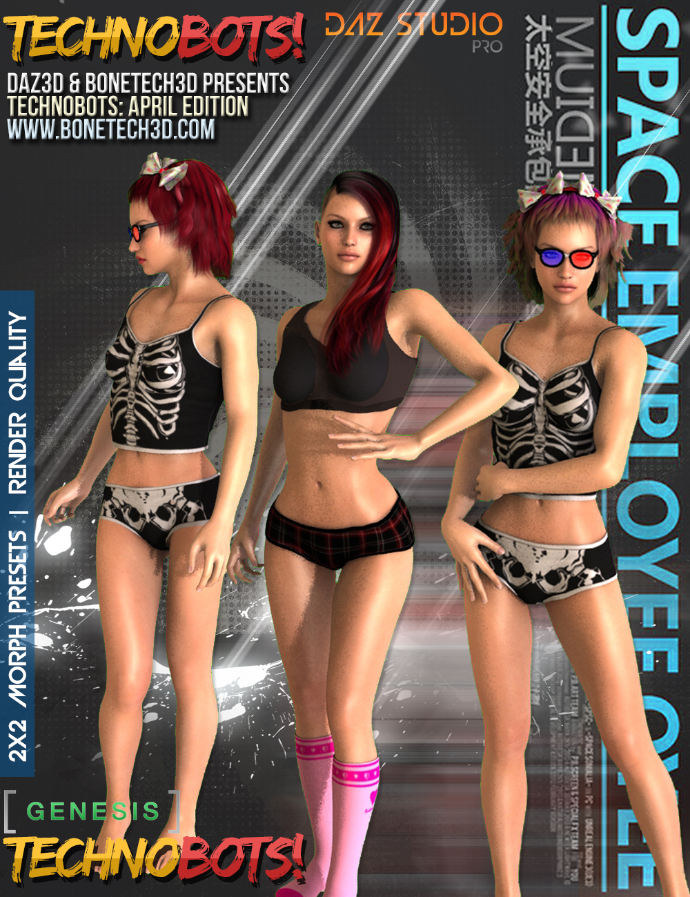 Technobots: April Edition | Daz 3D