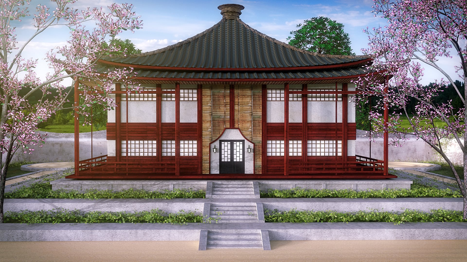 Martial Arts Dojo Bundle | Daz 3D