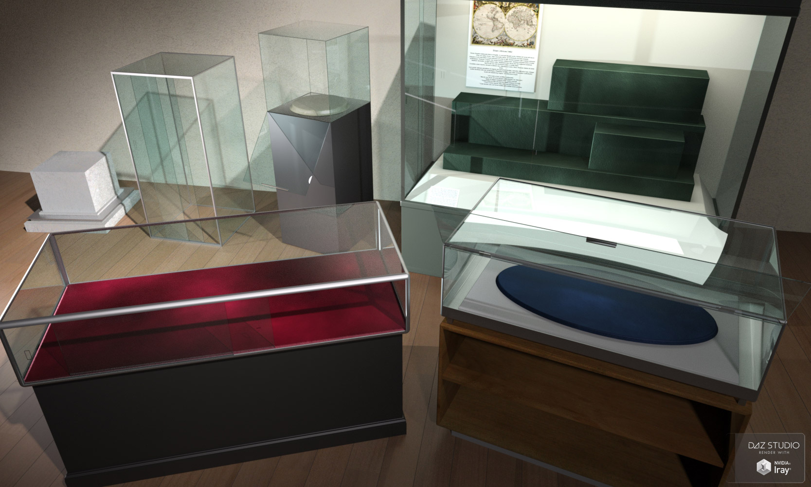 Everyday Display Cases | Daz 3D
