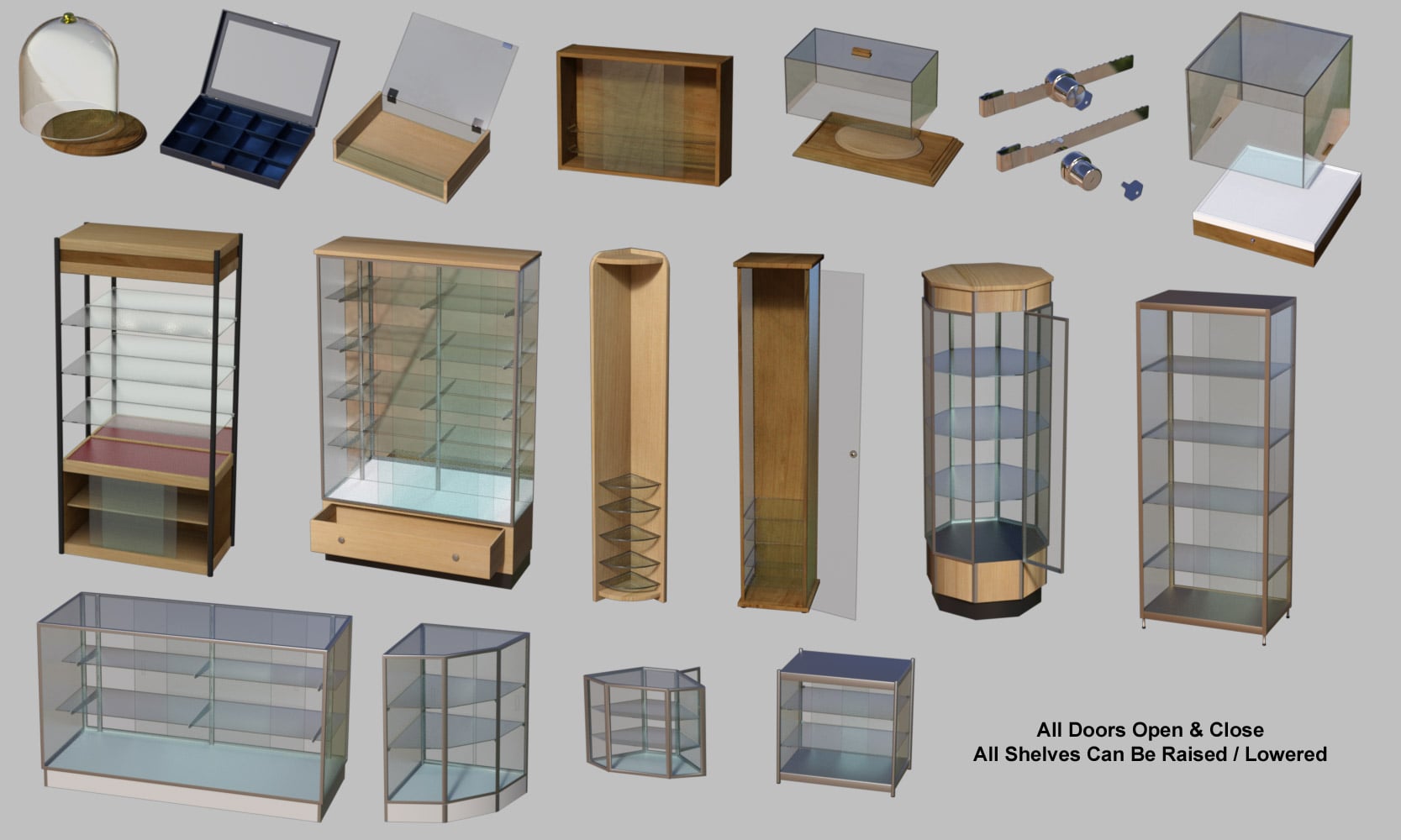 Everyday Display Cases | Daz 3D