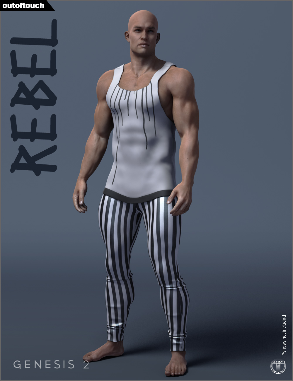 Rebel Outfit for Genesis 2 Male(s) | Daz 3D