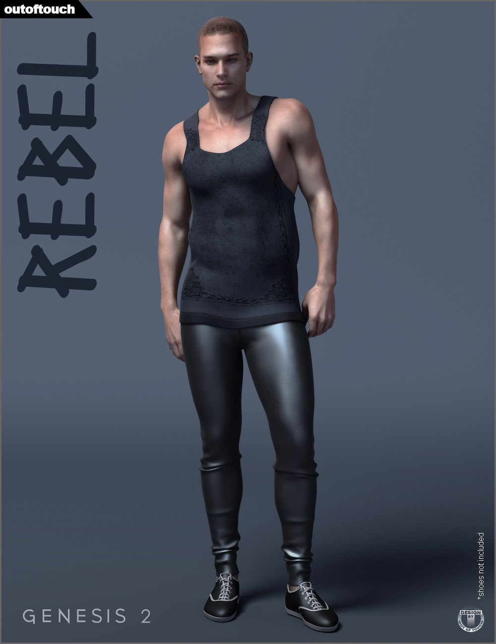 Rebel Outfit for Genesis 2 Male(s) | Daz 3D