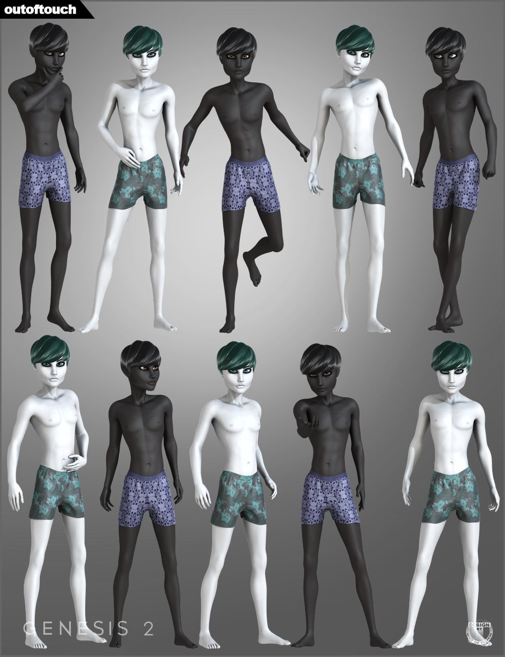 Fiends Forever Male Base | Daz 3D