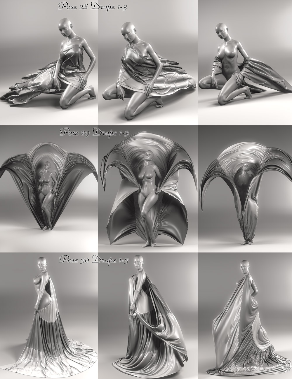 Shiny SheetZ II Female Bundle | Daz 3D