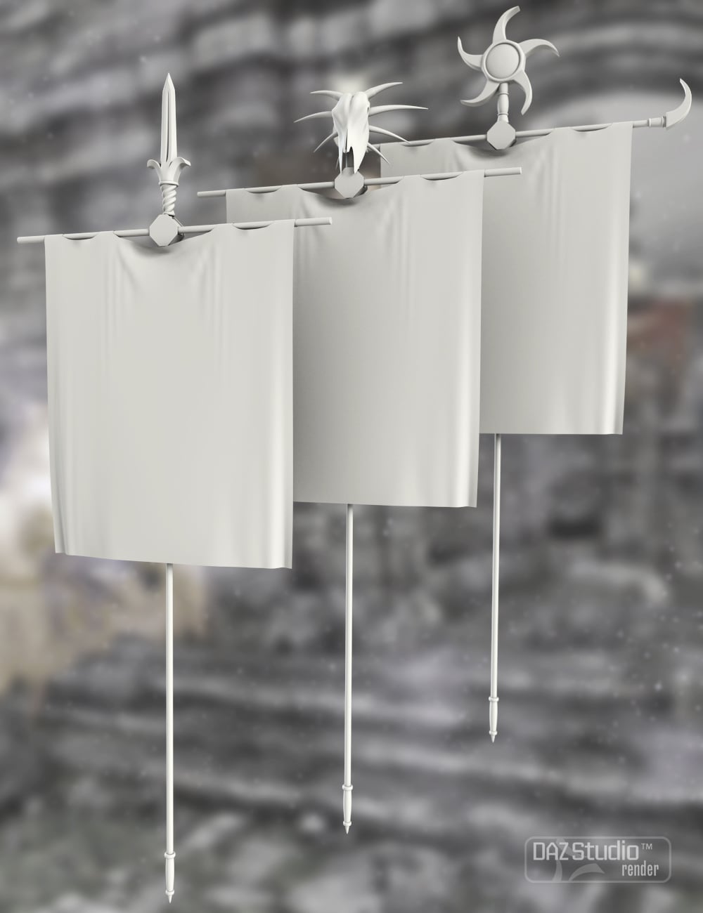 War Banners | Daz 3D
