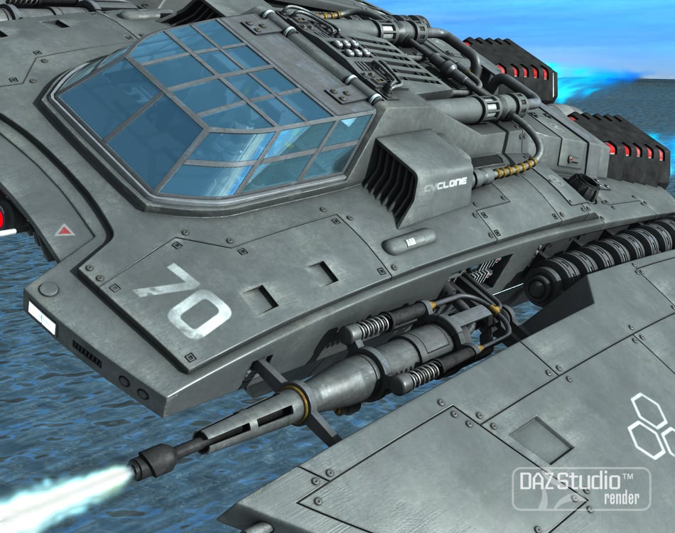 Starship Cyclone | Daz 3D