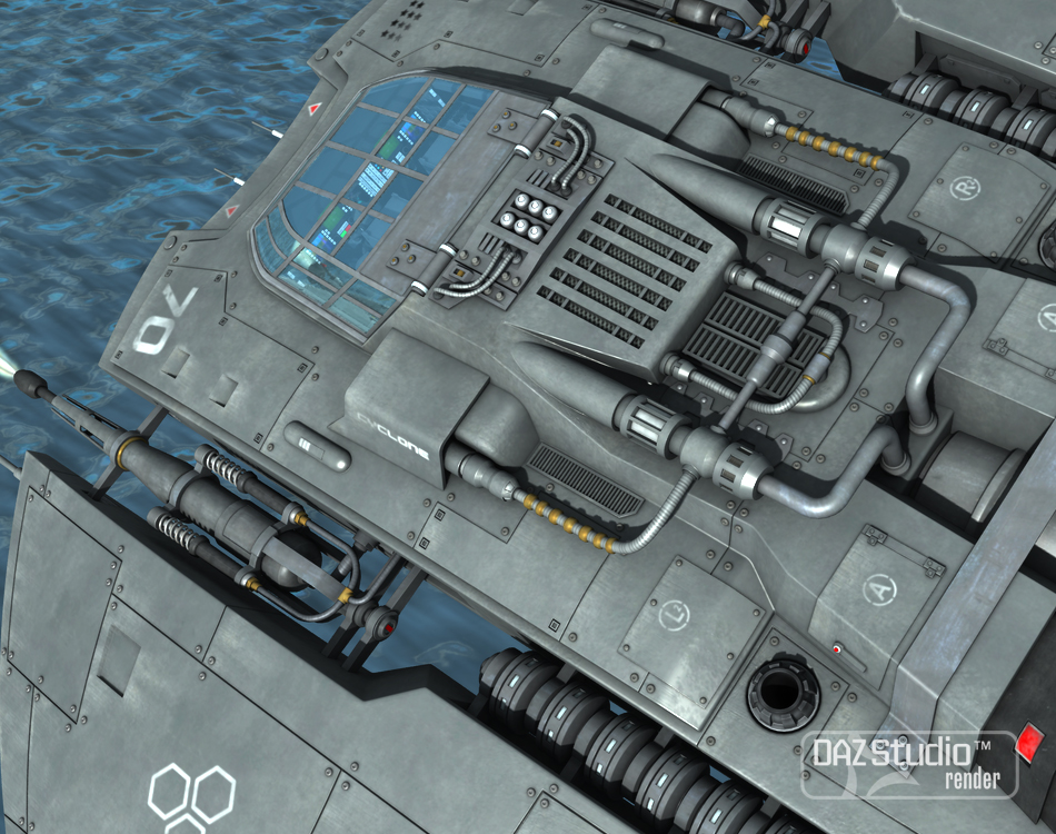 Starship Cyclone | Daz 3D
