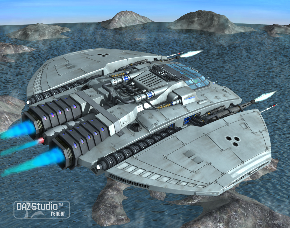 Starship Cyclone | Daz 3D