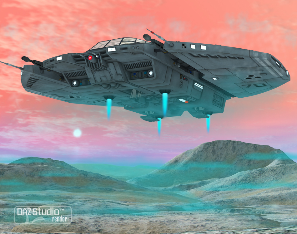 Starship Cyclone | Daz 3D