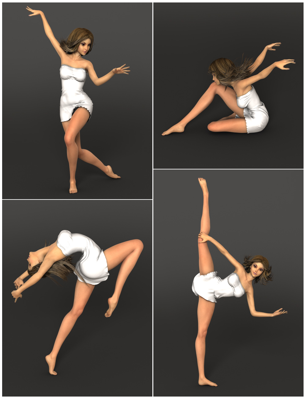 Contemporary Ballet Poses For Aiko 6 And Genesis 2 Female S Daz 3d