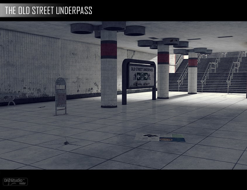 The Old Street UnderPass | Daz 3D