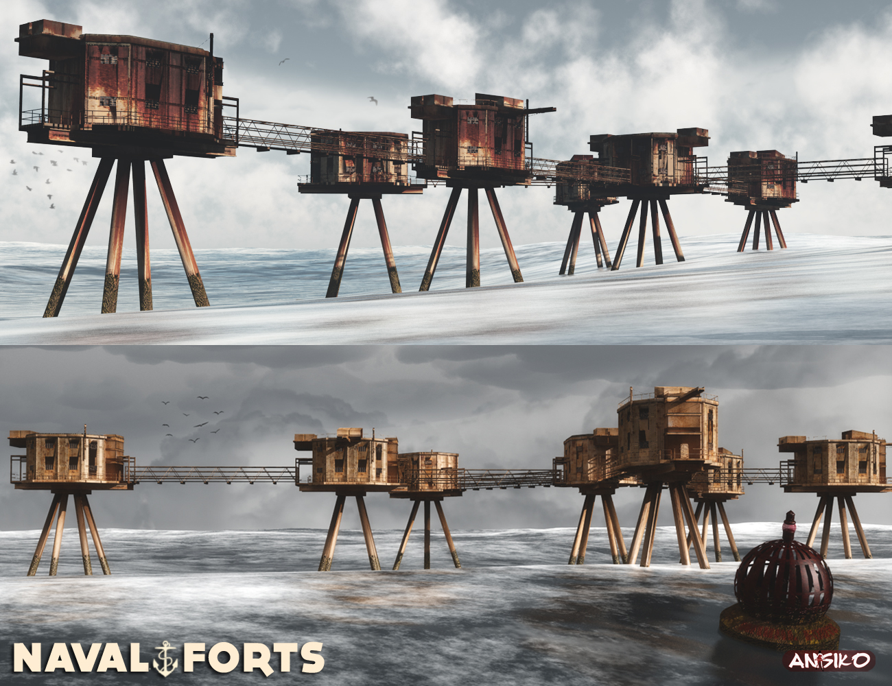 Naval Forts | Daz 3D