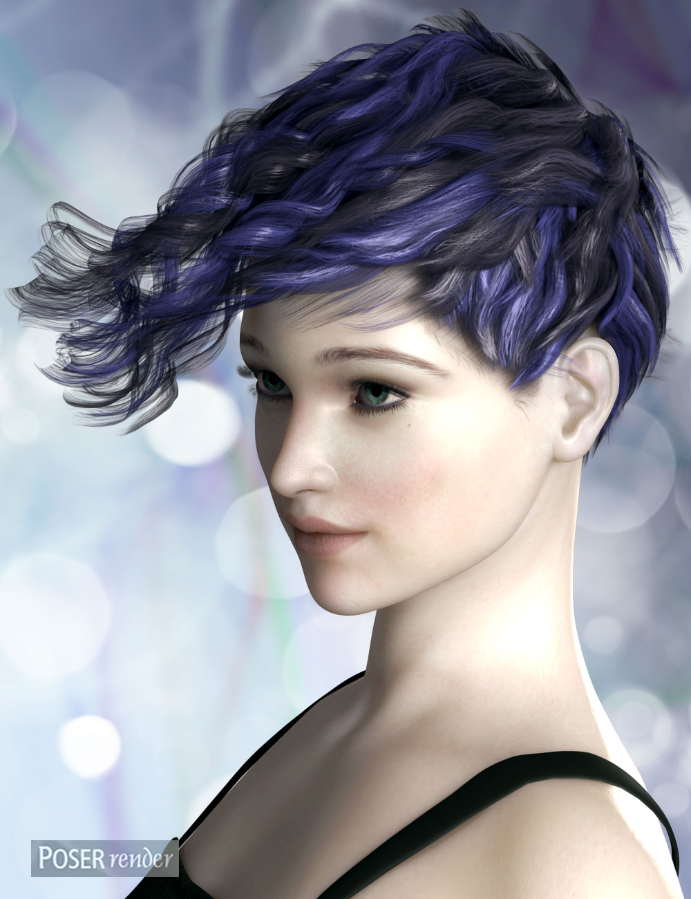 Sebastian Hair Bundle | Daz 3D