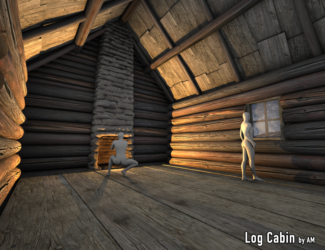 Log Cabin by AM | Daz 3D