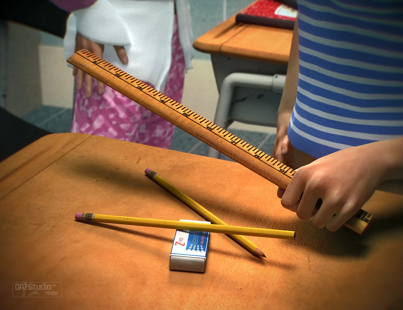 Back to Class! School Props | Daz 3D