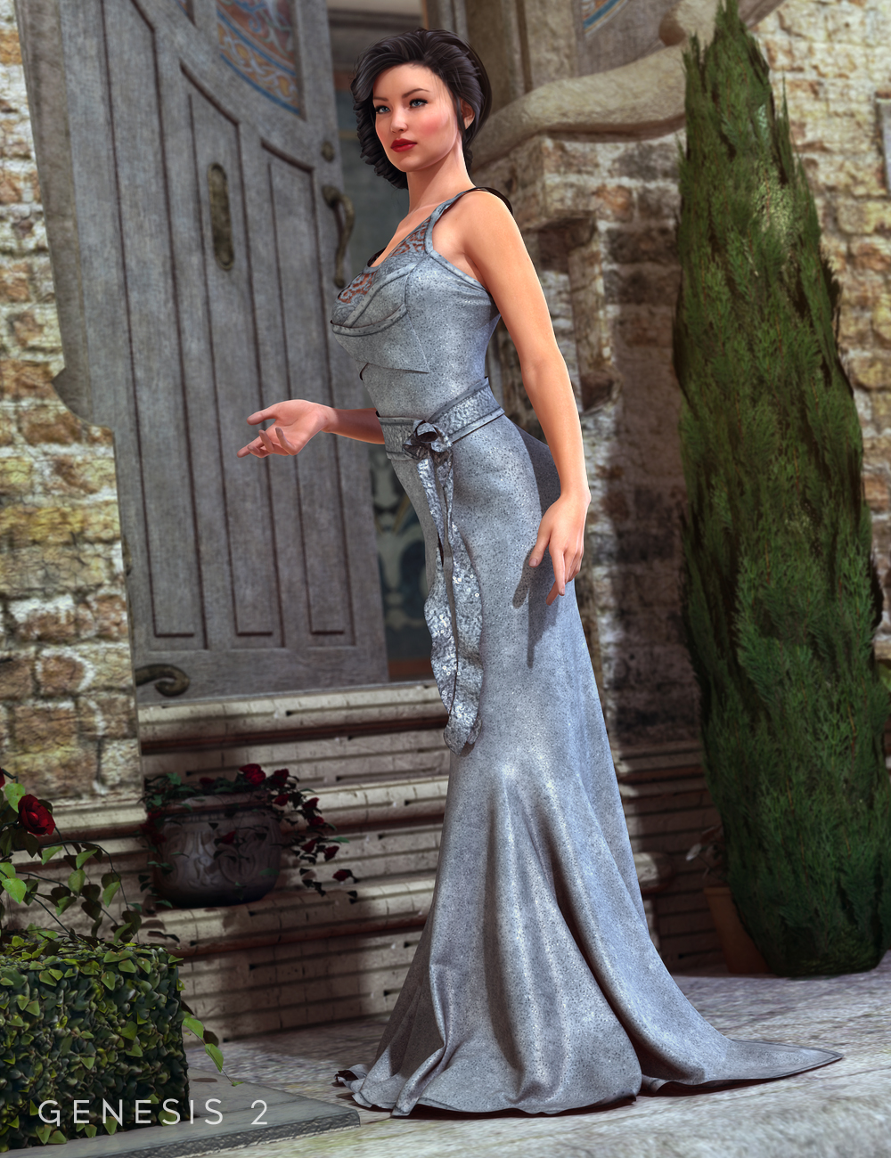 Something Borrowed Dress Textures | Daz 3D