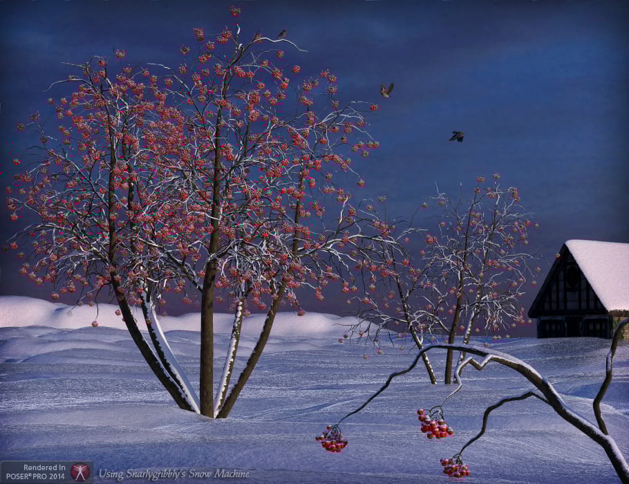 Rowan Trees Megapack | Daz 3D