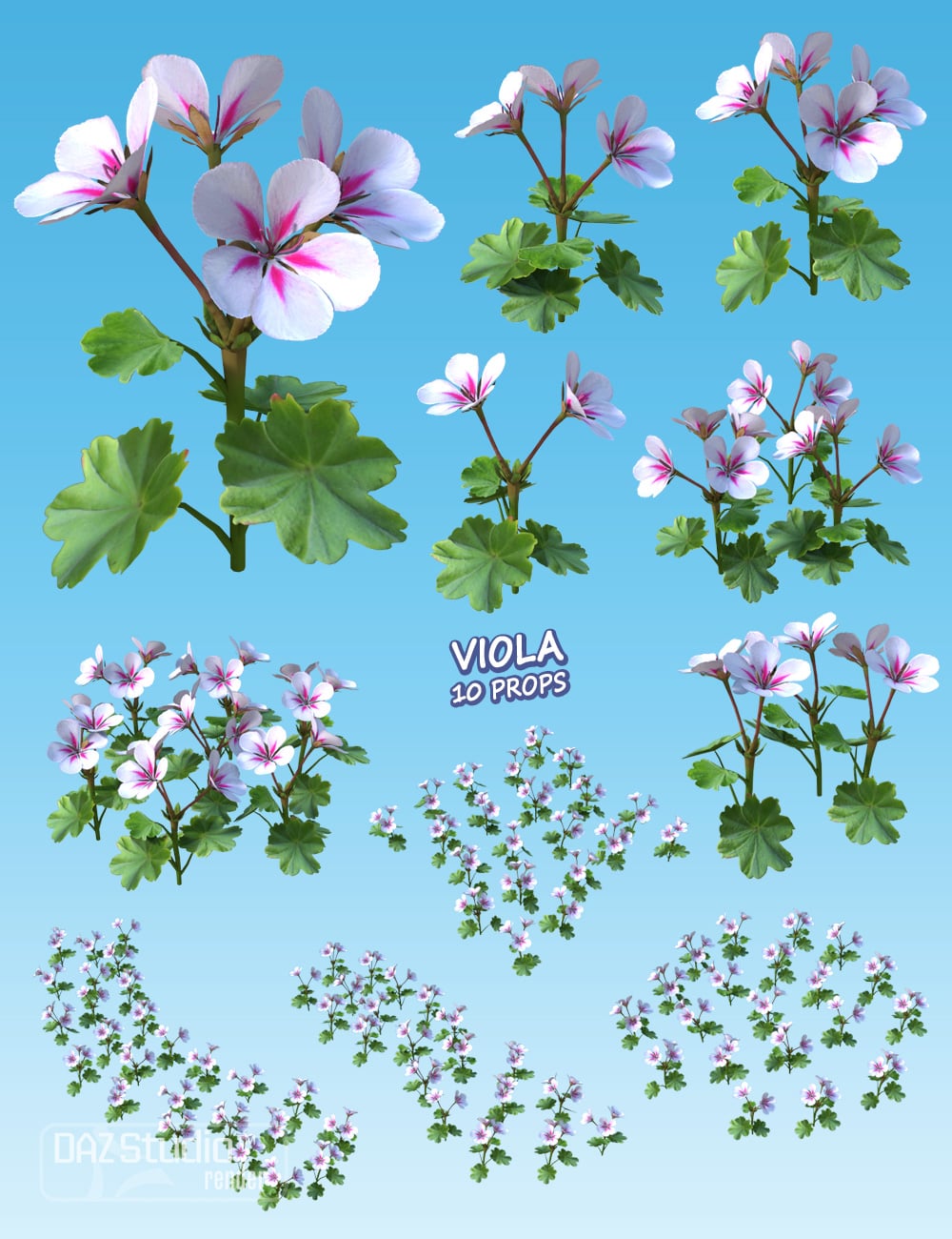 Nature - Flowers Pack 1 | Daz 3D