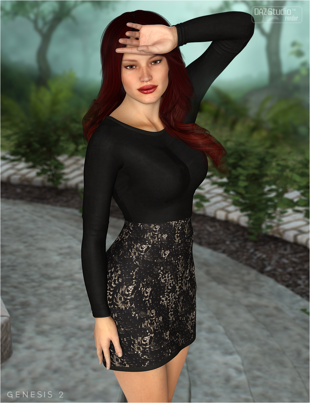 Classique Dress for Genesis 2 Female(s) | Daz 3D