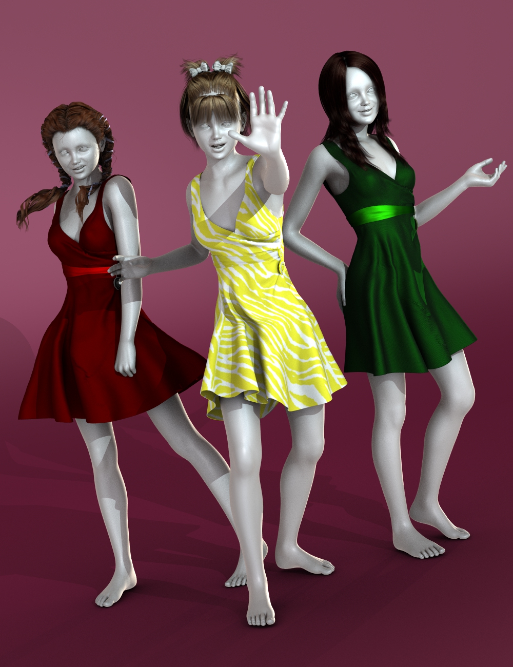 Cover Girl Poses For Belle 6 Daz 3d