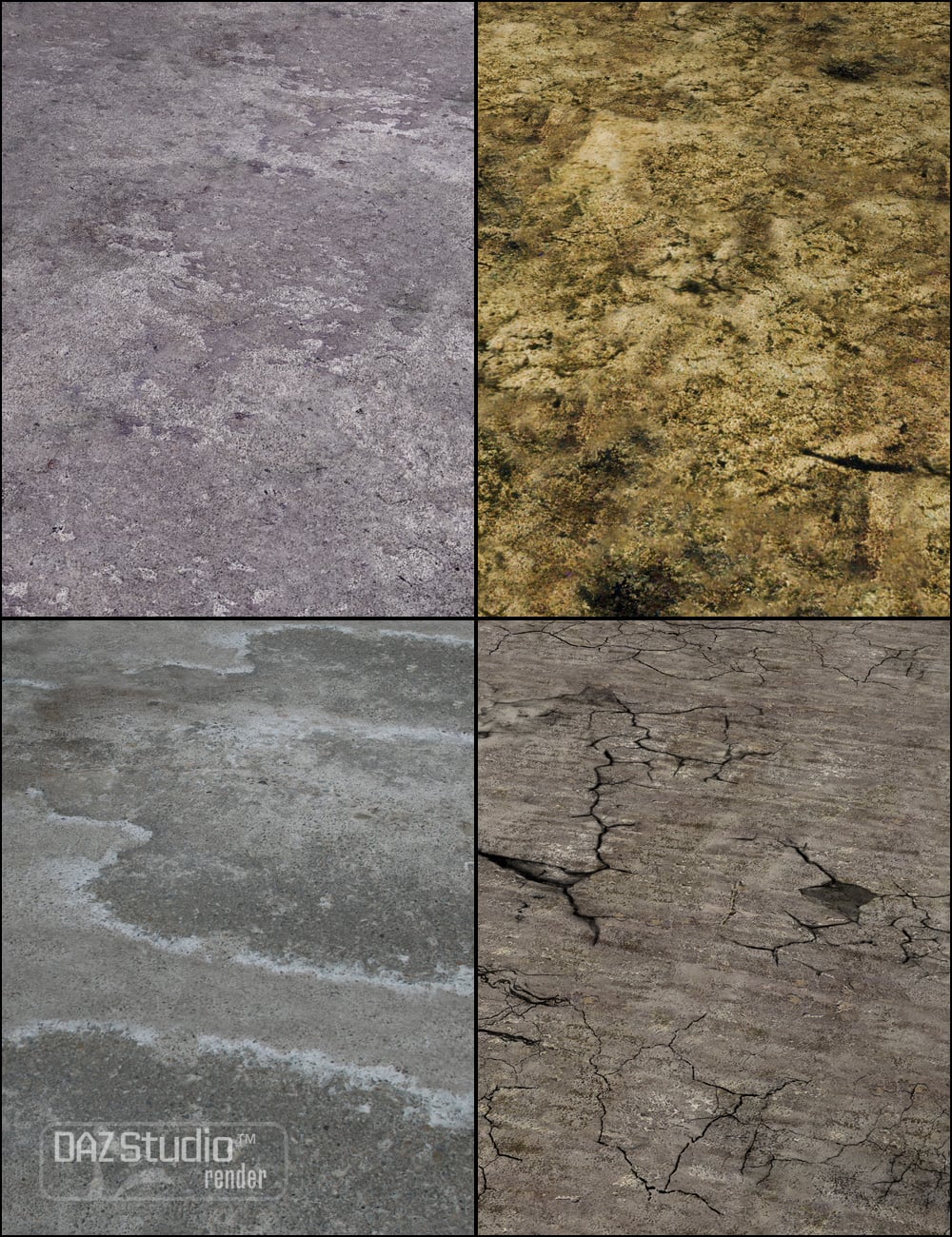 UD Cement Shaders | Daz 3D
