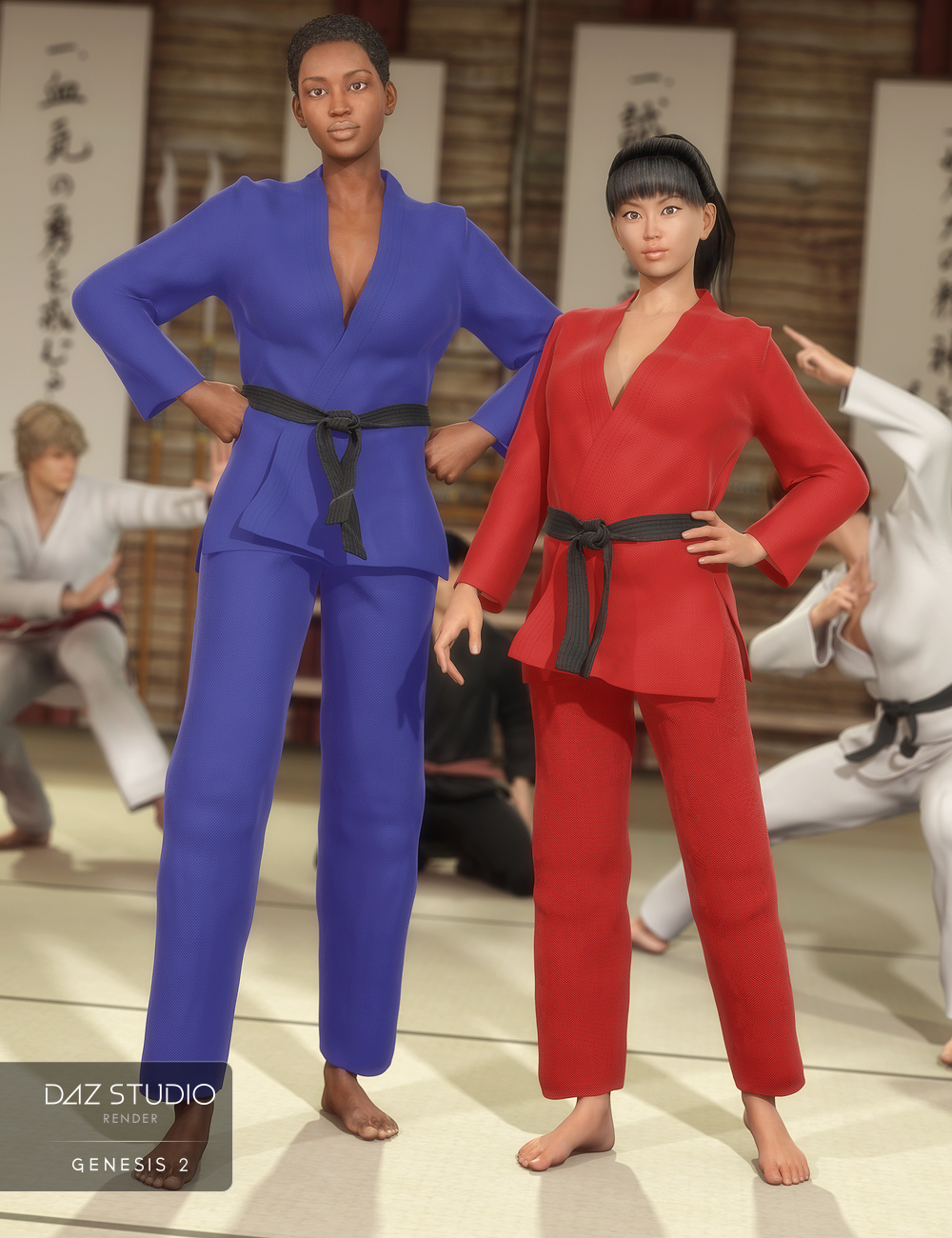 Lee 6 Karate Bundle | Daz 3D